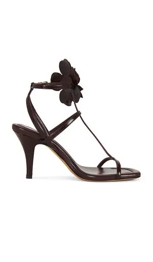 Zimmermann Belara 85 Heeled Sandals - Mahogany