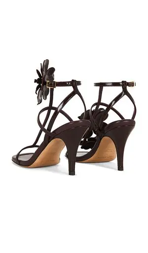 Zimmermann Belara 85 Heeled Sandals - Mahogany