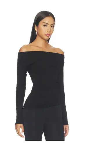 Naked Wardrobe Off-shoulder Asymmetric Top
