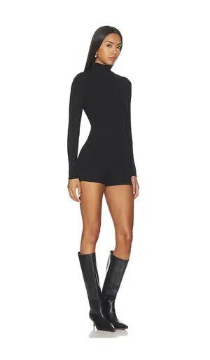 Naked Wardrobe Butter Turtleneck Contour Romper