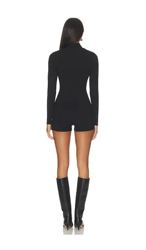 Naked Wardrobe Butter Turtleneck Contour Romper