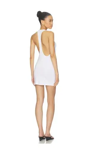 EB DENIM Valley Racer Tank Dress - White
