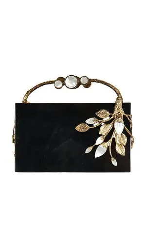 Emm Kuo Hand Casted Clutch Bag - Black