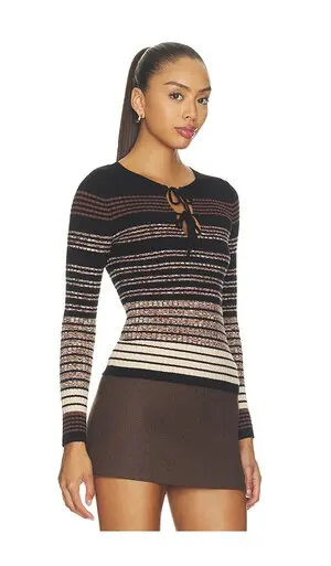 Heartloom Lola Knit Top With Tie Detail