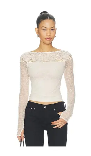 Free People Night Mode Layering Top - Tea