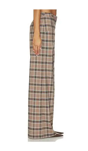 Amanda Uprichard Saddler Pants In Brown