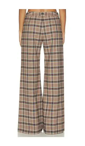 Amanda Uprichard Saddler Pants In Brown