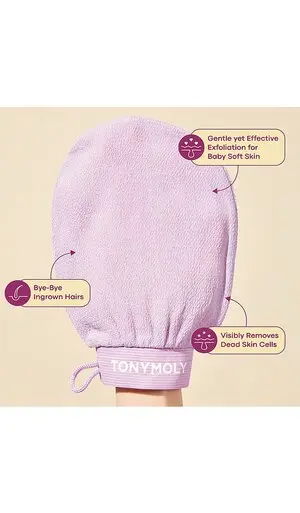 TONYMOLY Plum Bum K-spa Body Exfoliating Glove