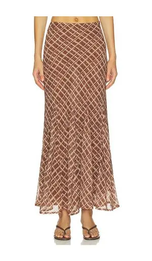 4TH & RECKLESS Carlotta Maxi Skirt In Multi