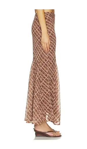 4TH & RECKLESS Carlotta Maxi Skirt In Multi