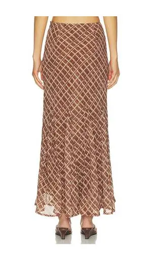 4TH & RECKLESS Carlotta Maxi Skirt In Multi