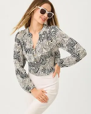 Lilly Pulitzer® Elsa Silk Top - Coconut