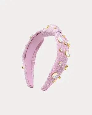 Lilly Pulitzer® Slim Knot Embellished Headband - Oleander Pink