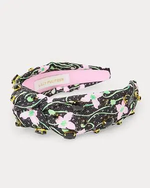 Lilly Pulitzer® Slim Knot Embellished Headband - Onyx