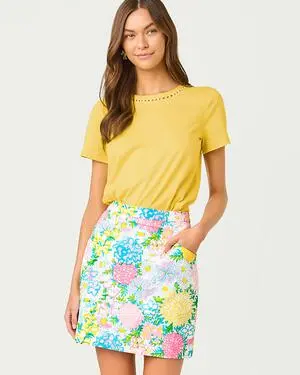 Lilly Pulitzer® Colman Mini Skirt - Multi Lilly Garden