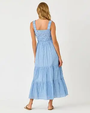 Lilly Pulitzer® Hadly Smocked Maxi Dress - Blue
