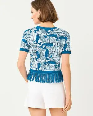 Lilly Pulitzer® Kendra Sweater With Tassel Trim