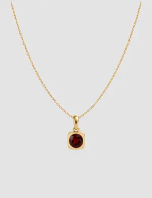 SOPHIE BLAKE Deco Drop Necklace Red