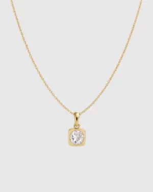 SOPHIE BLAKE Deco Drop Necklace Topaz