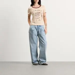 Isabel Marant Étoile Toile Kiliann Logo T-shirt