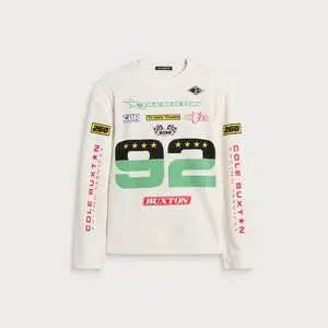 COLE BUXTON X Trials Mesh Long Sleeve - White