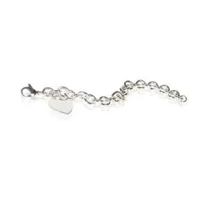 Tiffany & Co. Sterling Silver Heart Charm Bracelet