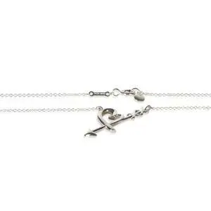 Tiffany & Co. Sterling Silver Paloma Picasso Graffiti Heart Pendant Necklace