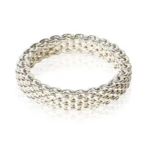 Tiffany & Co. Sterling Silver Somerset Mesh Ring