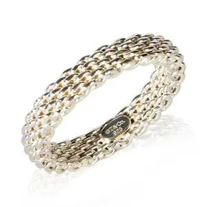 Tiffany & Co. Sterling Silver Somerset Mesh Ring