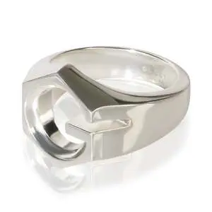 Gucci Sterling Silver G Cube Ring