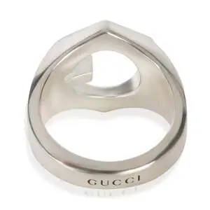 Gucci Sterling Silver G Cube Ring