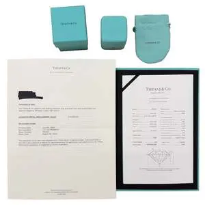 Tiffany & Co. 0.9 Ct Round Brilliant Diamond Engagement Ring