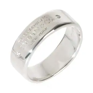 Tiffany & Co. Sterling Silver Diamond Return To Ring