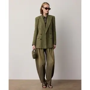 Ralph Lauren Ramona Windowpane Tweed Jacket