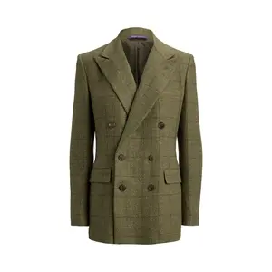 Ralph Lauren Ramona Windowpane Tweed Jacket