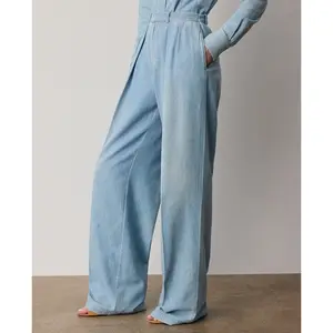 Ralph Lauren Livie Cotton Denim Pants