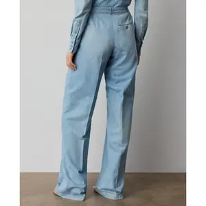 Ralph Lauren Livie Cotton Denim Pants
