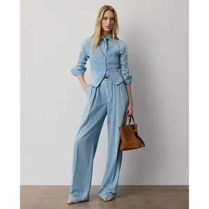 Ralph Lauren Livie Cotton Denim Pants