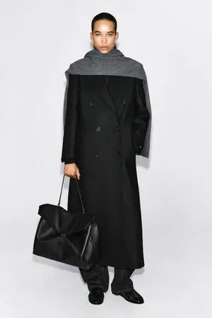 Cos Oversized Soft Flap Bag Leather