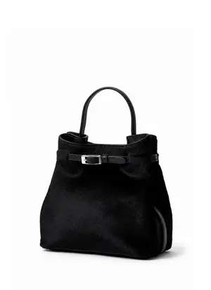 ELLEME Belt Bag Small Calf Leather Silver