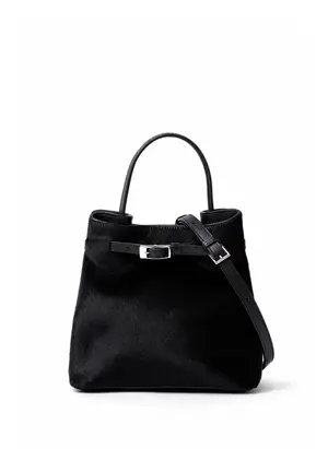 ELLEME Belt Bag Small Calf Leather Silver