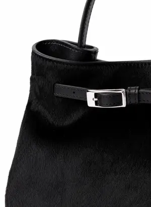 ELLEME Belt Bag Small Calf Leather Silver