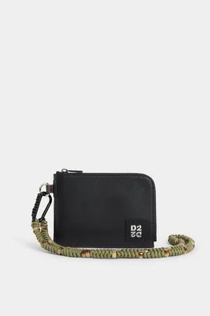 Dsquared2 Upside Down Neck Pouch - Black