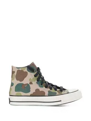 CONVERSE Chuck 70 Camouflage-print High-top Sneakers - Neutrals