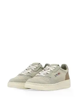 AUTRY Medalist Perforated Suede Sneakers - Neutrals