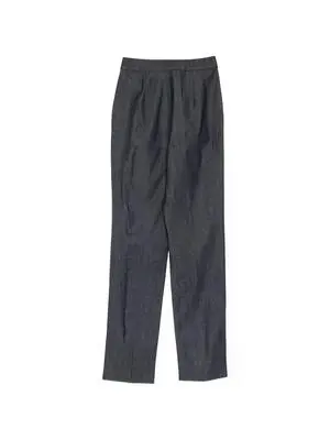 Dice Kayek Belted Pleat Jeans - Blue