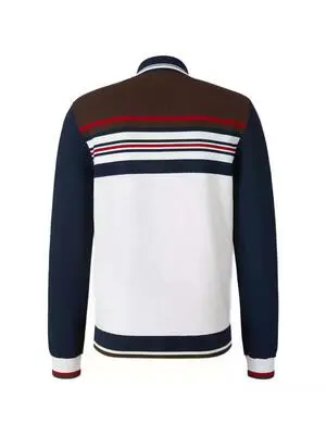 Casablanca Café Culture Monogram-knit Track Jacket