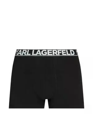 Karl Lagerfeld Bold-logo Trunks - Black