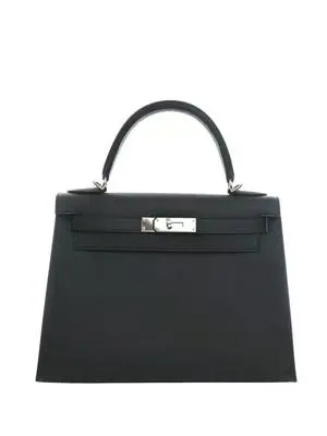 Hermès 2016 Sombrero Kelly Ii Sellier 28 Satchel - Blue