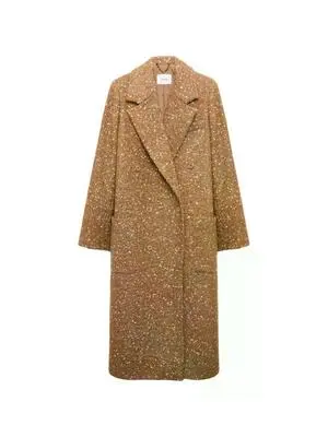 Dorothee Schumacher Double-breasted Tweed Coat - Brown
